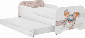 Wooden Toys Dětská postel MIKI 160x80 MISIU s funkcí spaní (1)