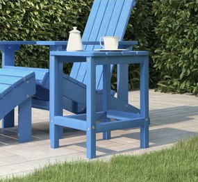 vidaXL Zahradní stolek Adirondack 38 x 38 x 46 cm HDPE [318643] Barva: Vodově modrá