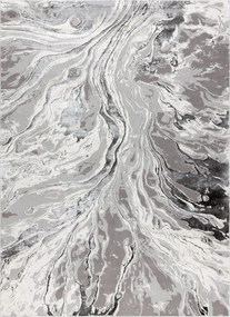 Dywany Łuszczów, Kusový koberec Bliss Z162BZ253 grey/cream, 200x290, šedá, kancelář