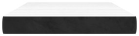 Taštičková matrace černá 140 x 190 x 20 cm samet,  347790
