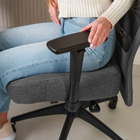 Ergonomické křeslo MOLFETA tmavě šedé