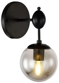 Toolight - Nástěnná lampa 1xE27 60W APP750-1W, černá, OSW-03684