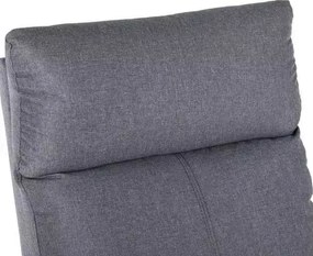 LuxuryForm DESIGN Televizní křeslo RUFO s polohováním - šedé