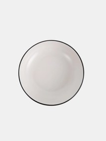 Sinsay - Sada kropenatých misek s okrajem 2 pack - bílá