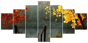 Barevný podzim u vody (210x100 cm), 40 dalších rozměrů