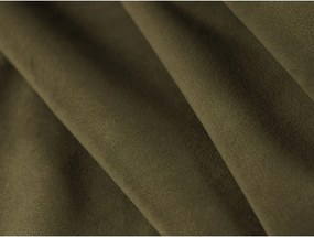 Khaki sametové křeslo Tove – Micadoni