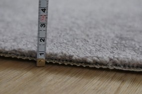 Vopi, Metrážový koberec Apollo Soft šedý - neúčtujeme odřezky z role, na míru, šíře 2m,3m,4m, šedá, ab (mřížka), dětský pokoj