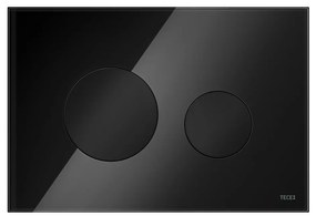 TECEloop- Ovládací tlačítko, skleněné, černé sklo - černá 9240657