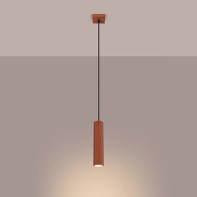Sollux Lighting Závěsné svítidlo KARBON 1 červené okrové