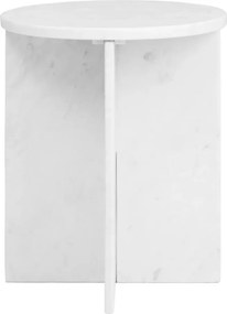 Mramorový kulatý odkládací stolek ø 40 cm Savio – Premier Housewares