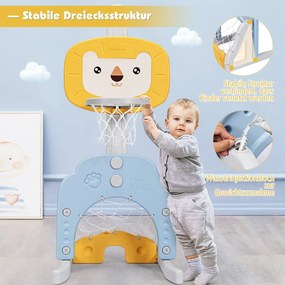 Costway Sada basketbalových košů 3 v 1 Basketbalový koš s nastavitelnou výškou