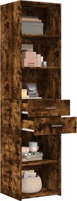 Skříň highboard kouřový dub 45 x 42,5 x 185 cm kompozitní dřevo 3281452