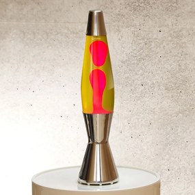 Mathmos Astrobaby, originální lávová lampa, 1x28W, žlutá s červenou lávou, 43cm