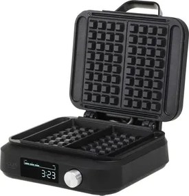 Adler AD 3087 černá / Vaflovač / 1500 W / LED displej / timer / nepřil