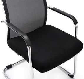 Kancelářská židle Worsley - síťovaný potah | černá