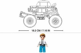 Sluban Power Bricks M38-B1158 Natahovací auto Bigfoot Green BKI / LEGO