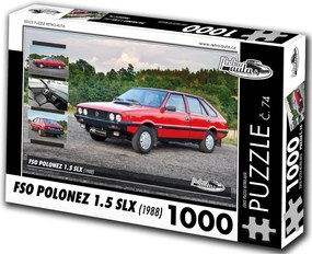 Retro-auta puzzle č. 74 fso polonez 1.5 slx (1988) 1000 dílků