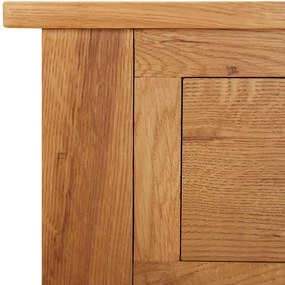 Toaletní stolek 110 x 40 x 75 cm masivní dubové dřevo 327437