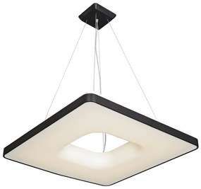 LED závěsné svítidlo L/00303 50x50cm černé