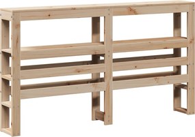 Rám postele s čelem 140 x 190 cm masivní borovice 3306315