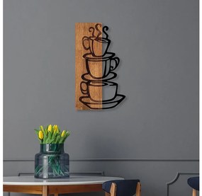 Asir Nástěnná dekorace 58x34 cm šálky dřevo/kov 899SKL2278