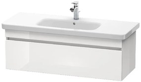 Duravit DuraStyle - Umyvadlová skříňka 40x113x45 cm, 1 zásuvka, lesklá bílá DS639502222