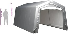 Úložný stan 300 x 600 cm ocelově šedý 3079588
