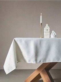 Sinsay - Ubrus na stůl s lesklým vzorem vánočních stromků - zlatá