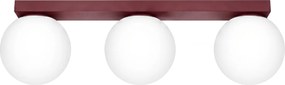 Sollux Lighting Stropní svítidlo YOLI 3 bordó