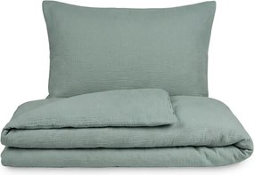 Kvalitex Mušelínové povlečení světle zelené 1x 220/200, 2x 70/90cm