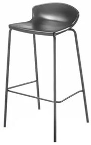 Gaber Plastová barová židle EASY 67 černá