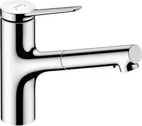 Hansgrohe - Dřezová baterie 150, s výsuvnou sprškou, chrom