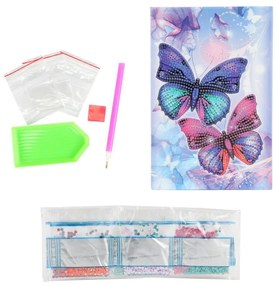Teddies Kreativní sada diamantový deník s nalepovacími diamanty