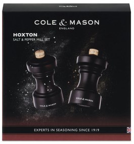Cole&Mason Sada mlýnků na sůl a pepř Hoxton Chocolate Wood