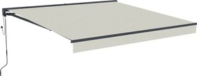 Elektrická markýza BestBerg BBSU-E350BG / 350 x 300 cm / béžová