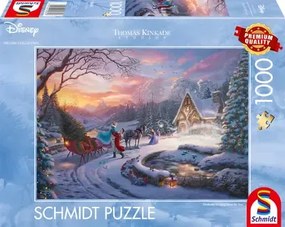 SCHMIDT Puzzle Disney: Popelka s princem o Vánocích / 1000 dílků / od