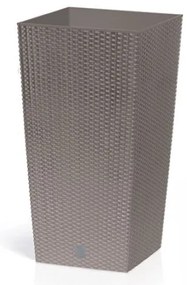 PROSPERPLAST Květináč -  RATO SQUARE Rozměr: 20x20 cm, Barva: antracit
