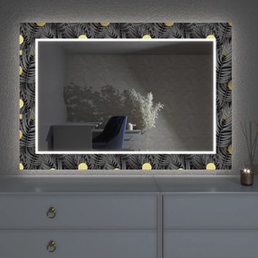 LED zrcadlo s dekorem D5