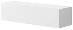 Piaski Závěsný TV stolek MOYO 120 cm bílý mat