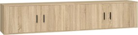 Nástěnné TV skříňky 2 ks dub sonoma 100 x 34,5 x 40 cm 3188369