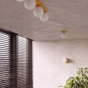Sollux Lighting Nástěnné svítidlo YOLI 1 žluté s vypínačem
