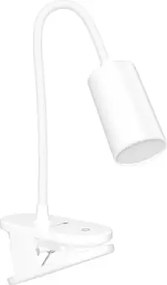 CONNECT IT CLIP 2 bílá / Stolní LED lampička s klipem / 4W / 210 lm /