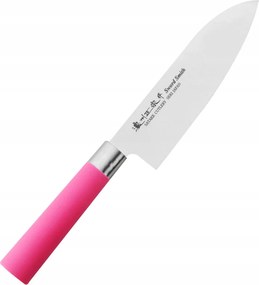 Satake Macaron Pink Nůž Santoku 17 cm