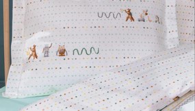 Dětské povlečení Nutta, s prostěradlem, do postýlky, z bavlny Renforcé, 100x150 cm