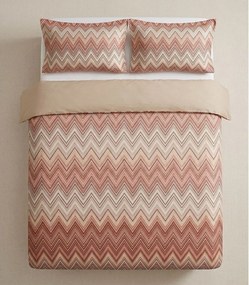 Povlečení na dvoulůžko v terakotové barvě 200x200 cm Margot – Mijolnir