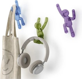 Plastové háčky v sadě 3 ks bez vrtání Buddy – Umbra