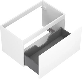 Mexen Orio, koupelnová skříňka 80 cm, 1 zásuvka, bílá matná, 91A10-08047-1-BF01