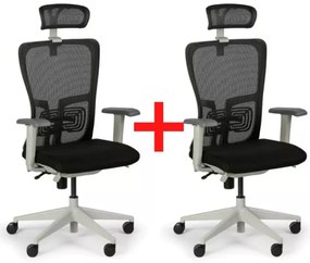 B2B Partner Kancelářská židle GAM, 1+1 ZDARMA, černá