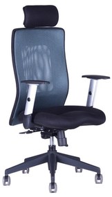 Office Pro Kancelářská židle na kolečkách Office Pro CALYPSO XL SP1 - s područkami a podhlavníkem Antracit 1211