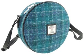 Kabelka Bannock Harris Tweed - Sea Blue Check